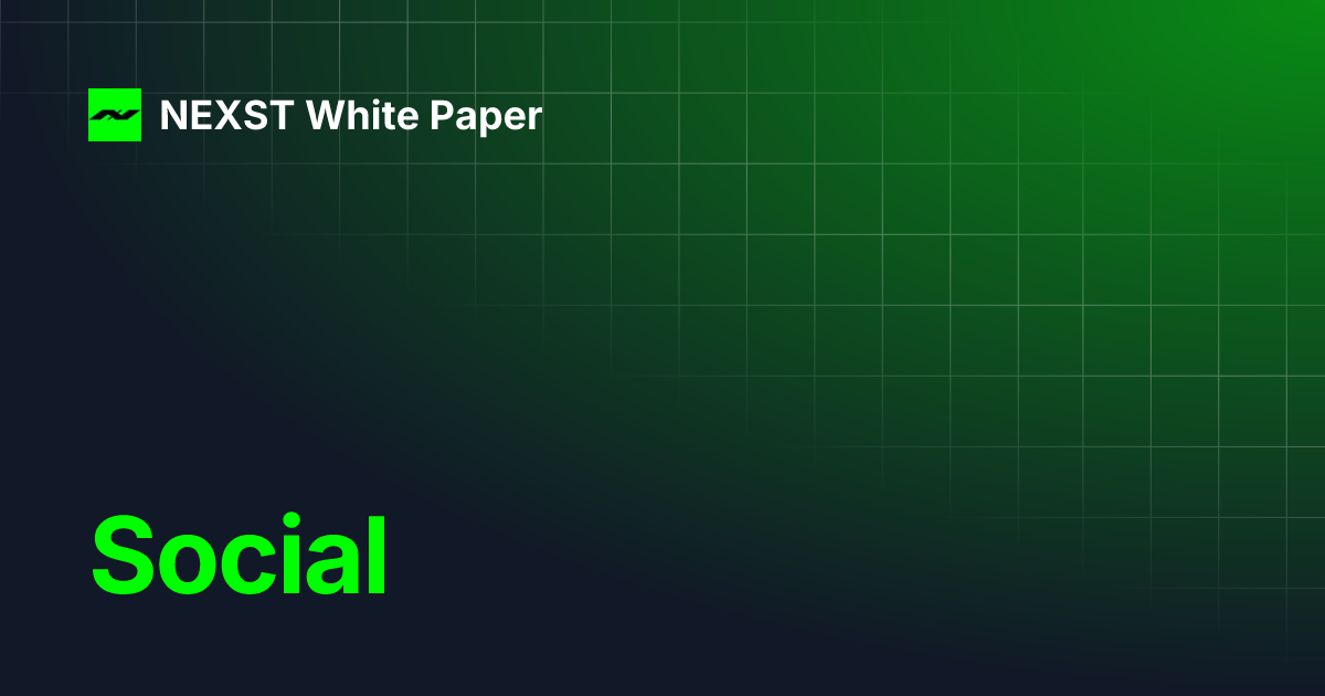Social | NEXST White Paper